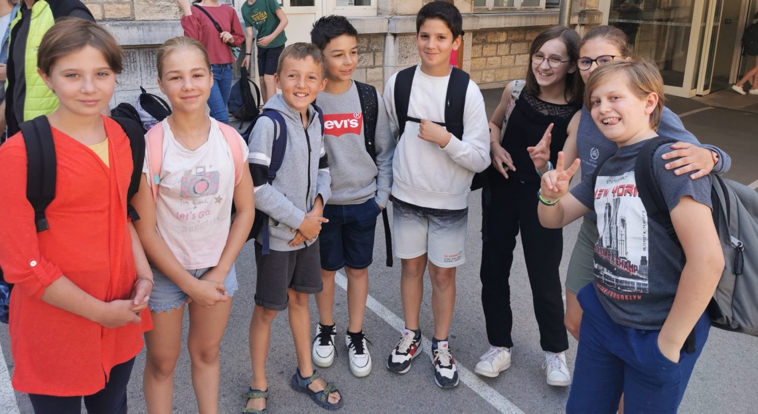 Visite des CM2 de Notre Dame à leur futur collège Saint Michel - Ensemble scolaire Saint-Michel ...