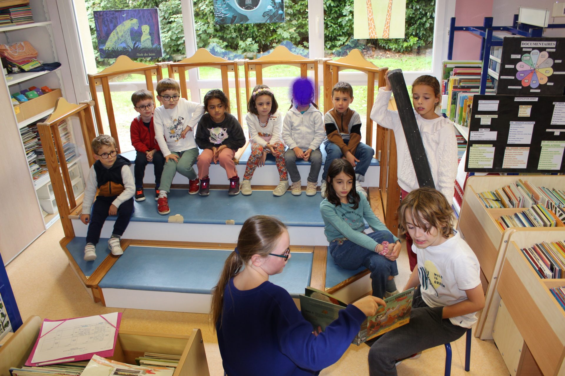 Lecture partagée! - Ensemble scolaire Saint-Michel Les Arcades